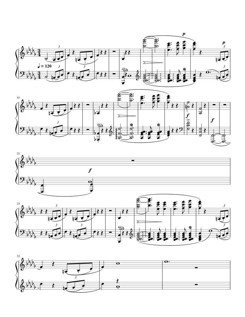Scherzo No.2, Op.31 – Frédéric Chopin Sheet music for Piano (Solo) | Musescore.com