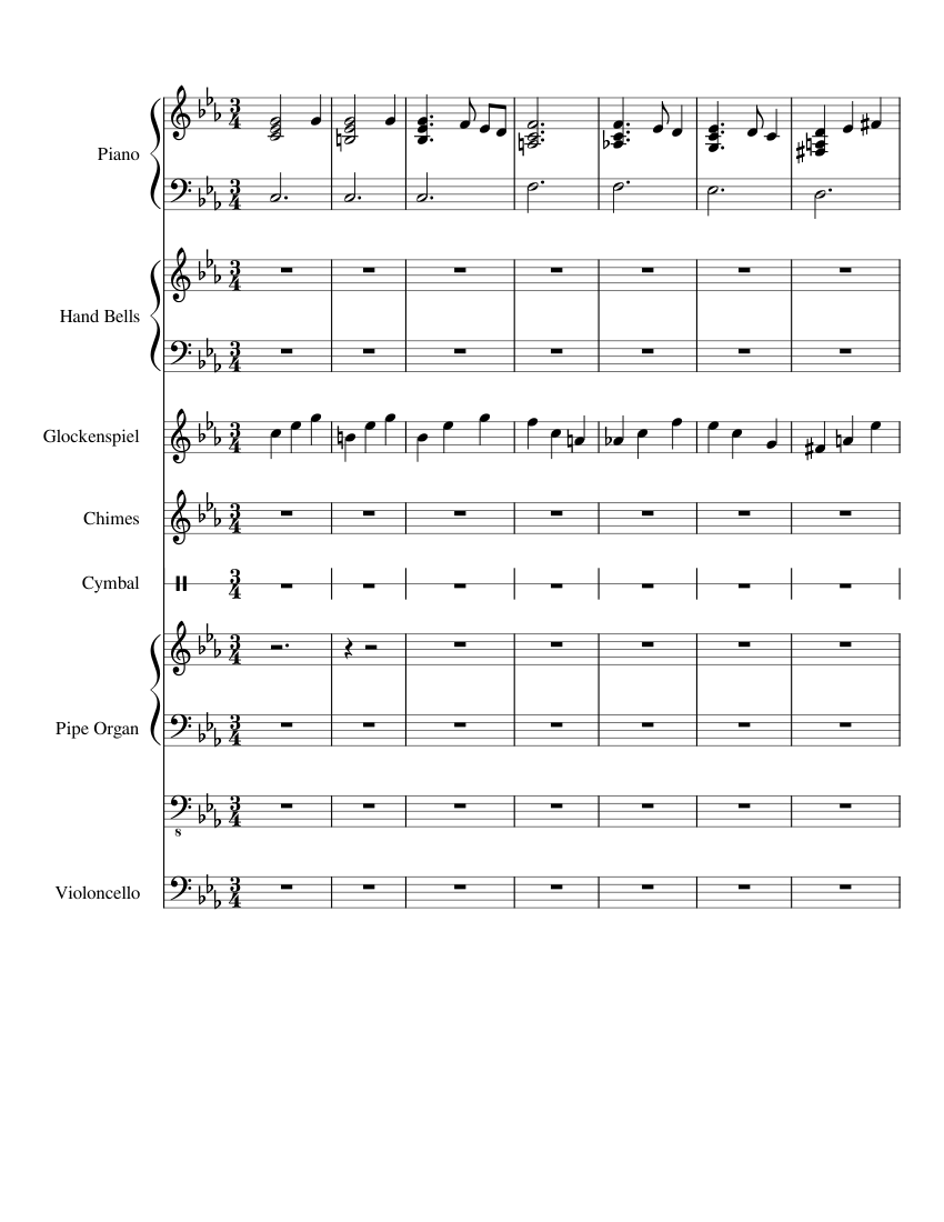 Halloween Song Sheet music for Piano, Organ, Glockenspiel, Crash & more ...
