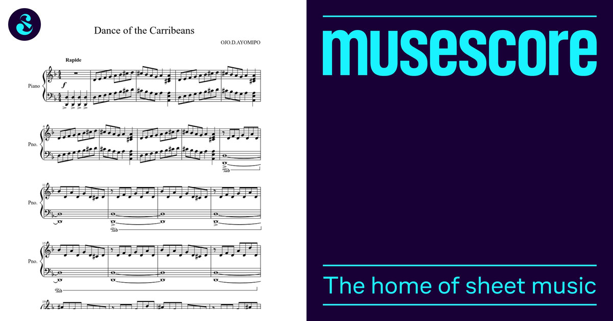 Dance of the Caribbeans Sheet music for Piano (Solo) Easy | Musescore.com