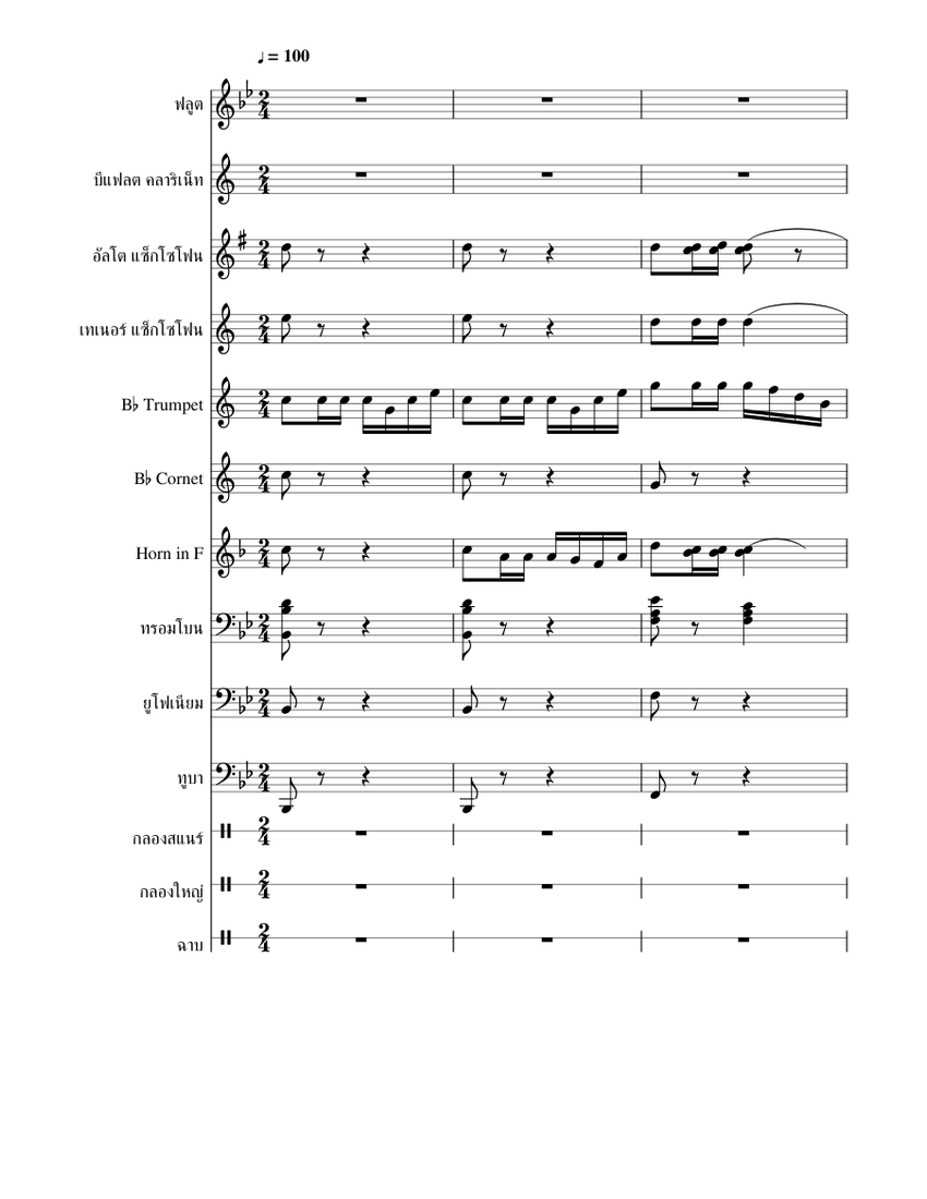 Royal Guards March Sheet music for Trumpet (In B Flat), Trombone, Flute ...