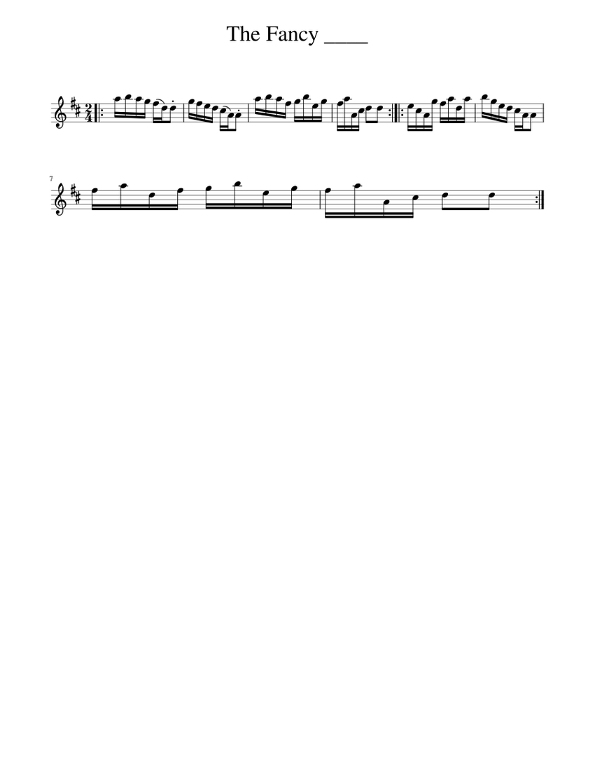 The Fancy ____ Sheet music for Piano (Solo) | Musescore.com