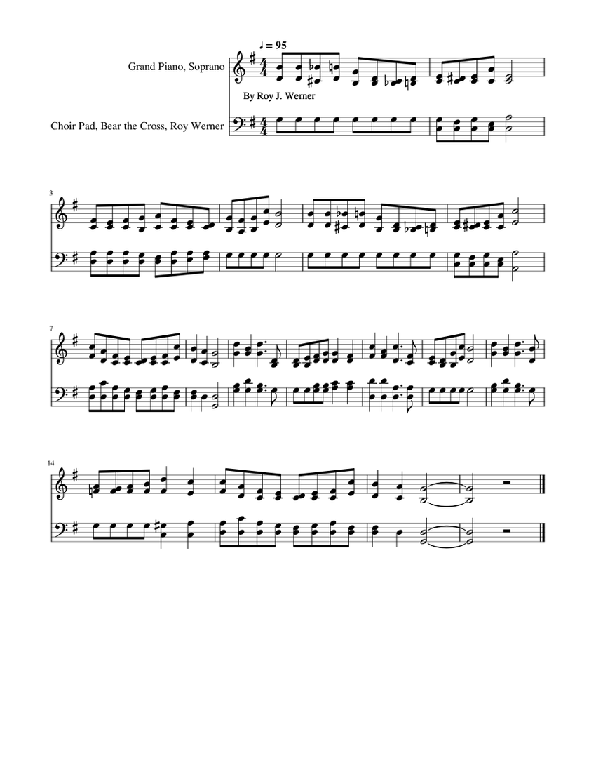 When the shadows gather, and the way is dark and drear - Roy. J. Werner ...