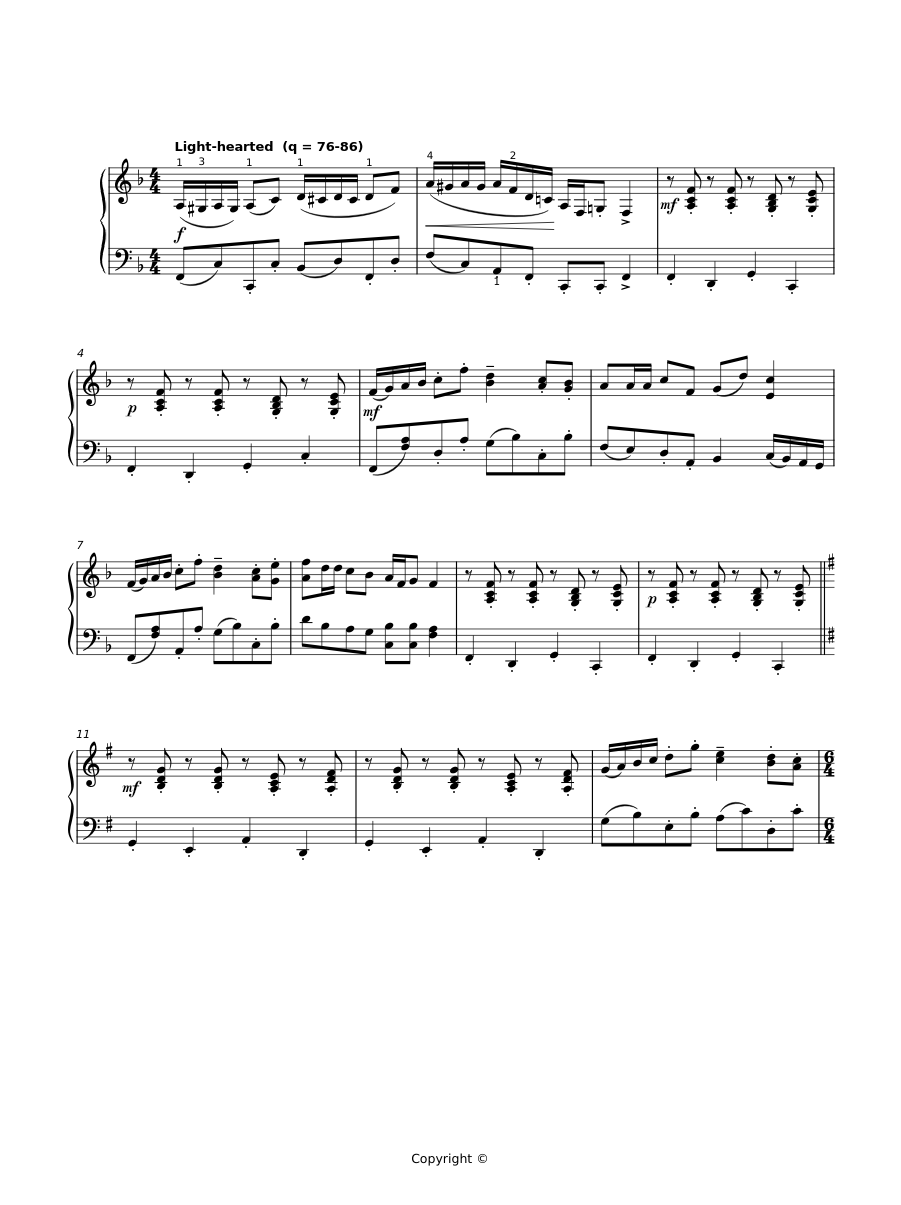 Play Official version of On the rocks Sheet Music by OSTER Project for ...
