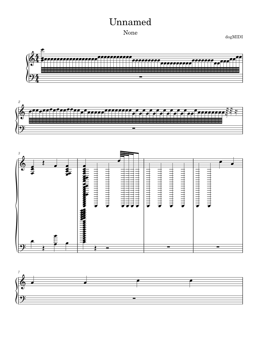 Unnamed.exe Sheet music for Piano (Solo) | Musescore.com