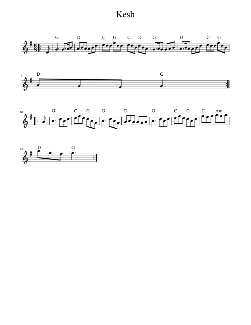 Kesh Sheet music for Piano (Solo) Easy | Musescore.com