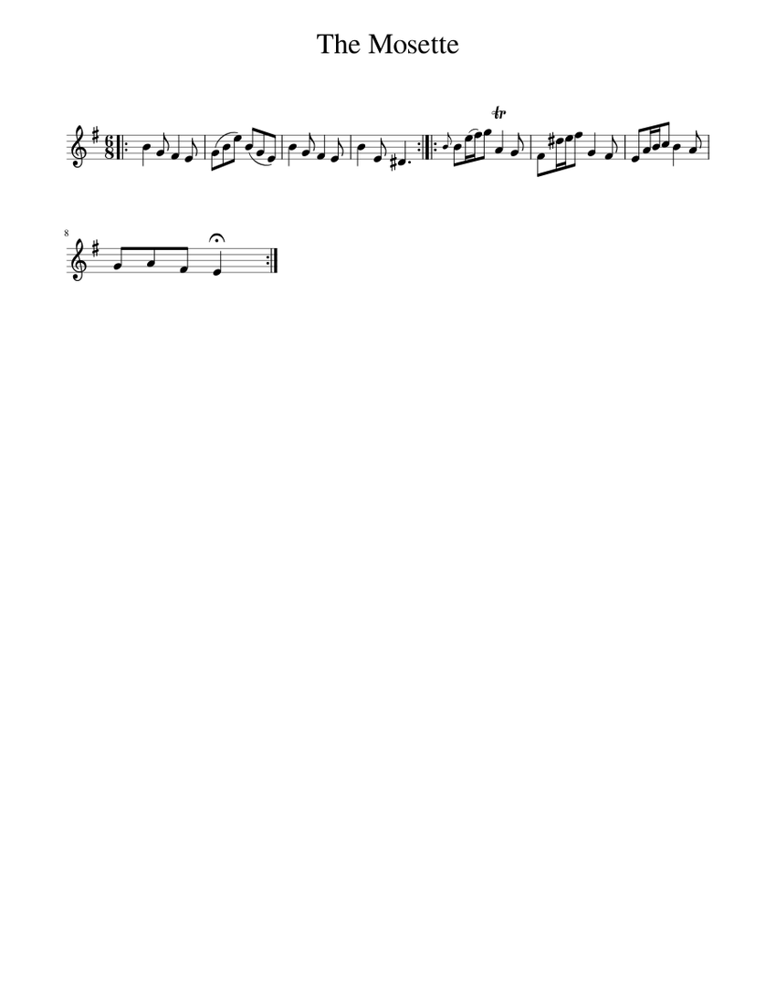 The Mosette Sheet music for Piano (Solo) | Musescore.com