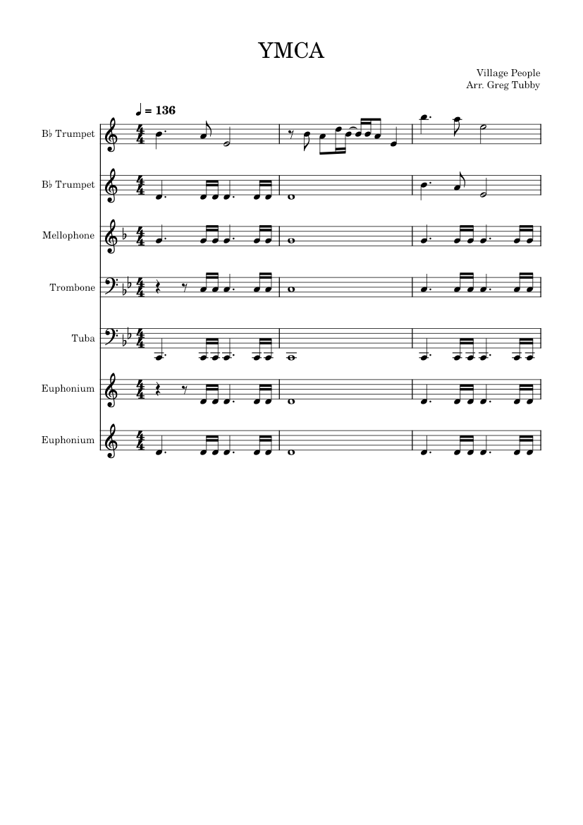 YMCA – Village People (For Leighton Buzzard Philharmonic Marching Band ...