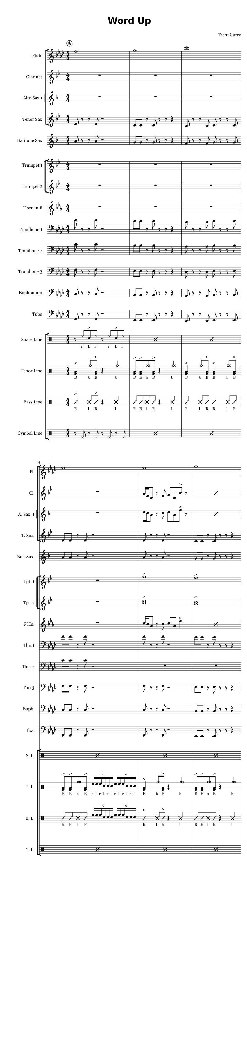 Word up – Cameo Word Up – Cameo Sheet music for Trombone, Euphonium ...