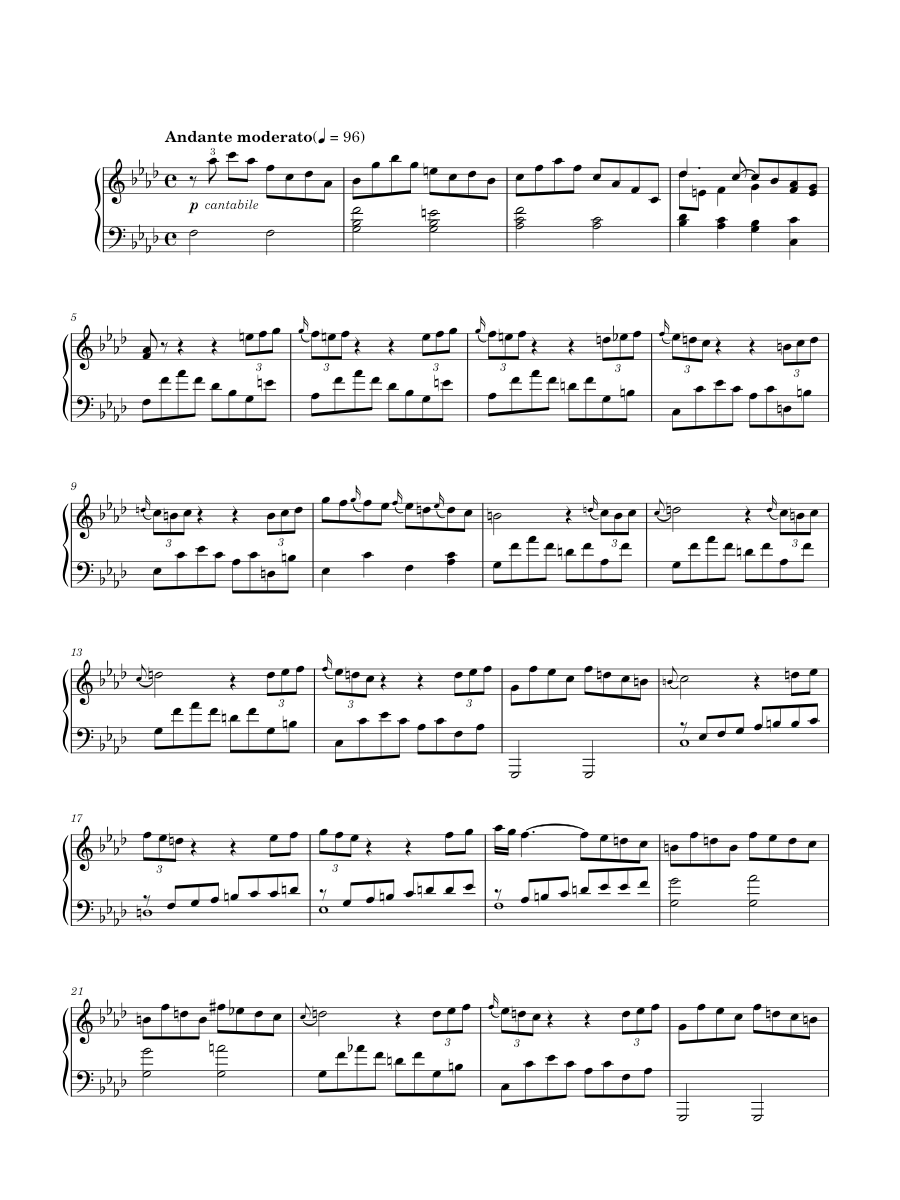 Play Official version of Keyboard Sonata in F minor, K.466 Sheet Music ...