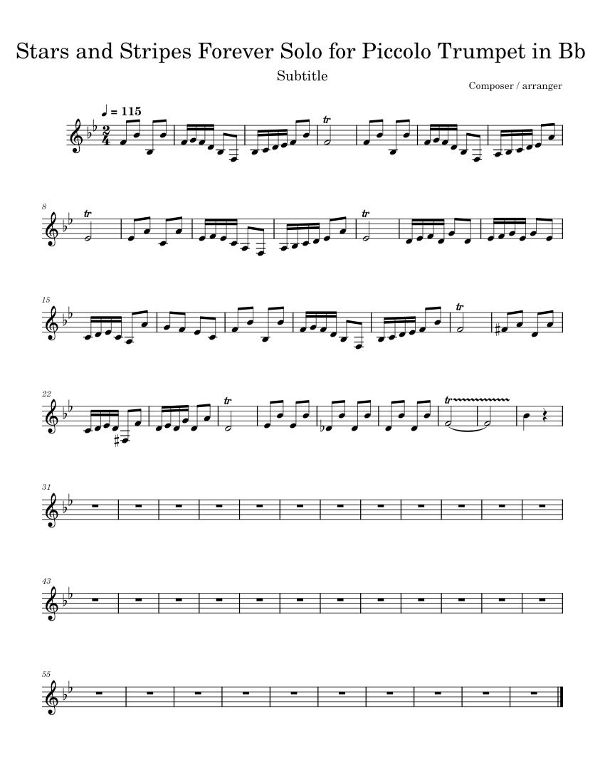 The Stars and Stripes Forever – John Philip Sousa Stars and Stripes ...