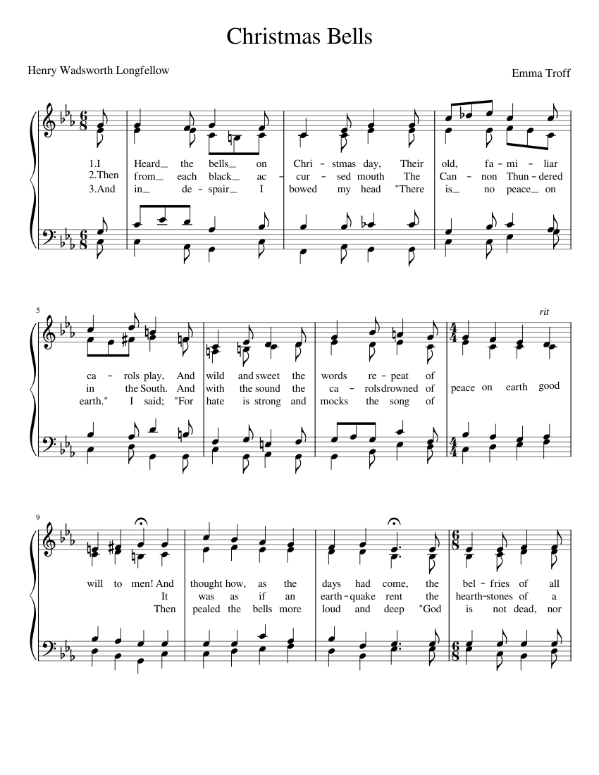 Christmas Carol Sheet music for Piano (Solo) Easy | Musescore.com