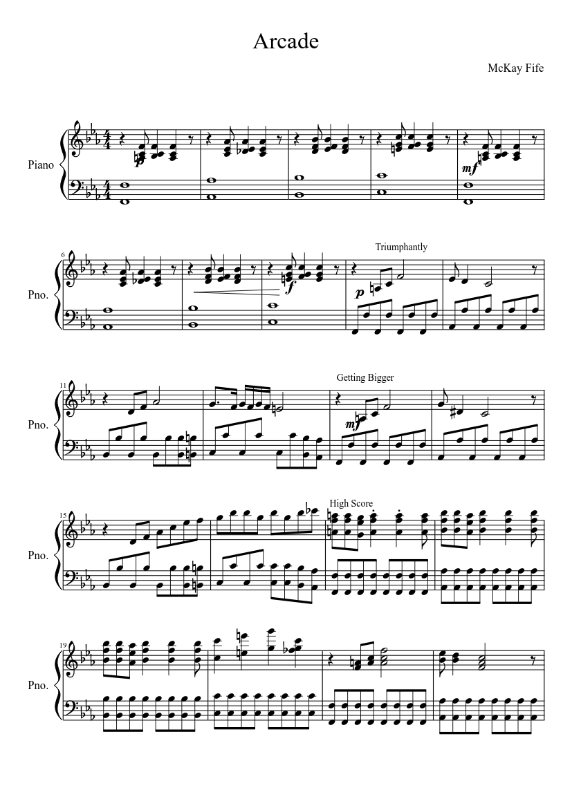 Arcade - ORIGINAL SONG (for your PLAYING pleasure as well as listening ...