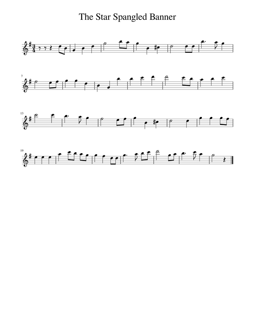 The Star Spangled Banner - piano tutorial