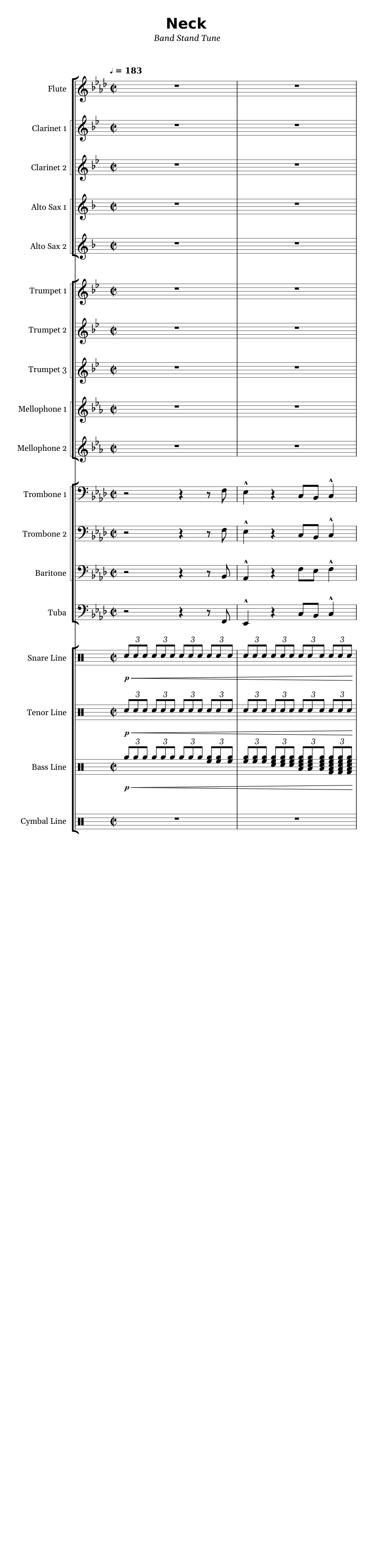Neck Sheet music for Trombone, Euphonium, Tuba, Mellophone & more ...