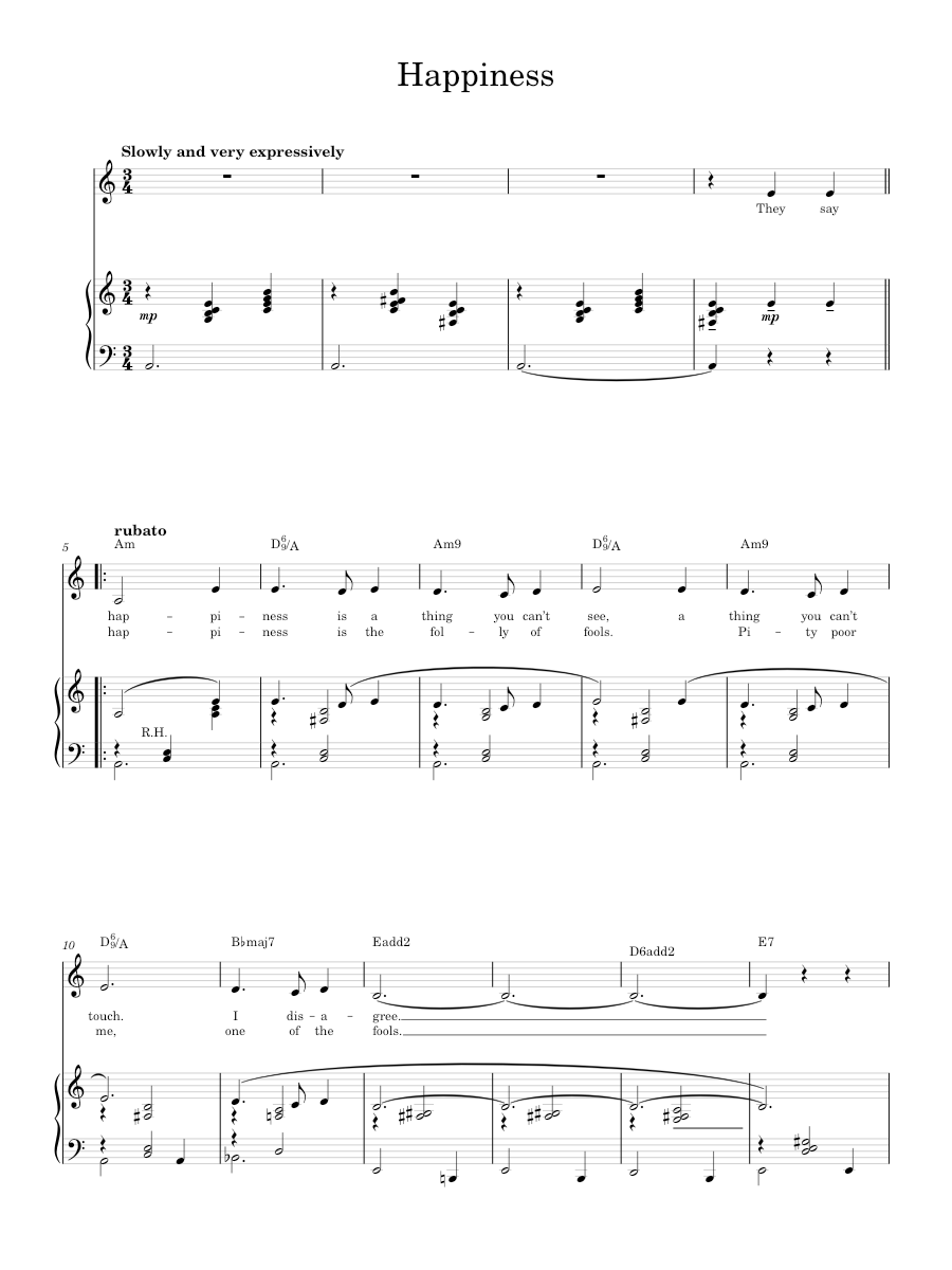 Play Official version of Happiness sheet music by Taylor Swift for ...
