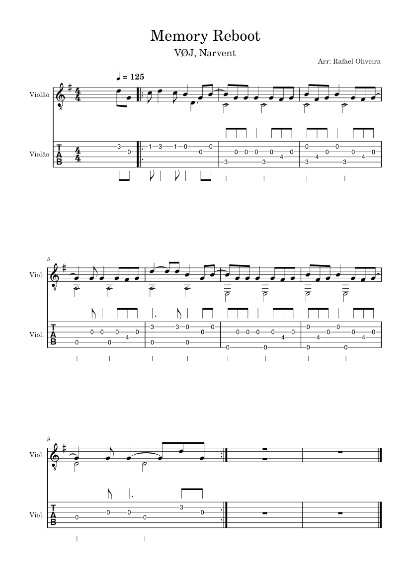 Memory Reboot – Narvent VØJ - piano tutorial