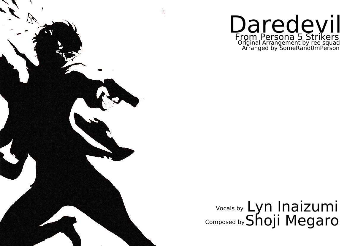 Daredevil | Persona 5 Strikers OST Sheet Music for Piano, Guitar, Bass ...