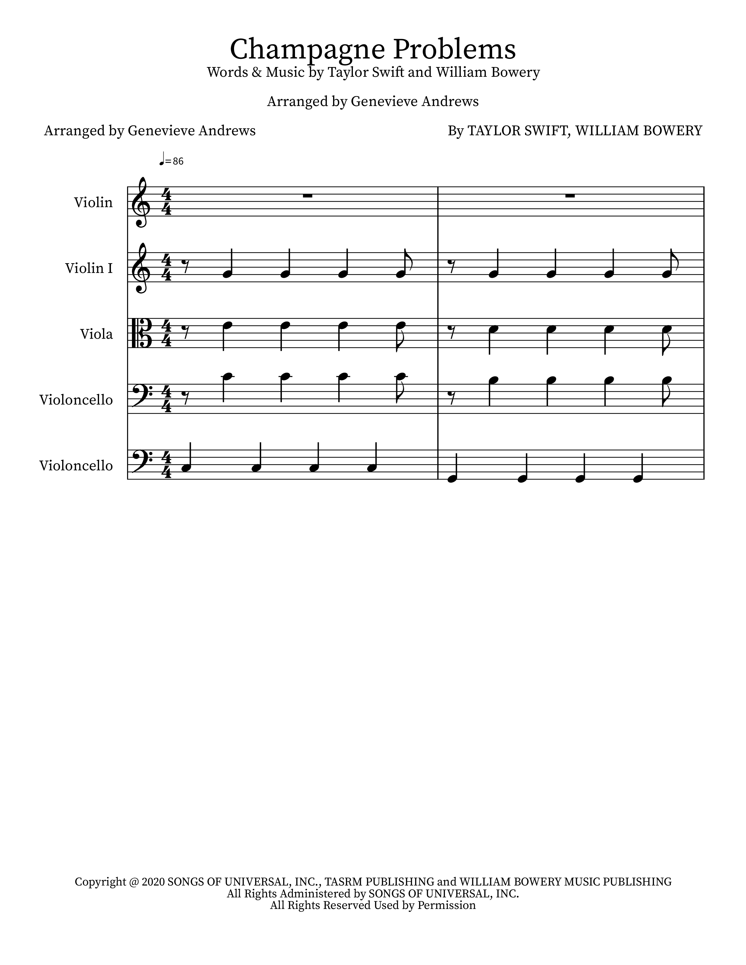 Play Official version of Champagne problems sheet music by Taylor Swift ...
