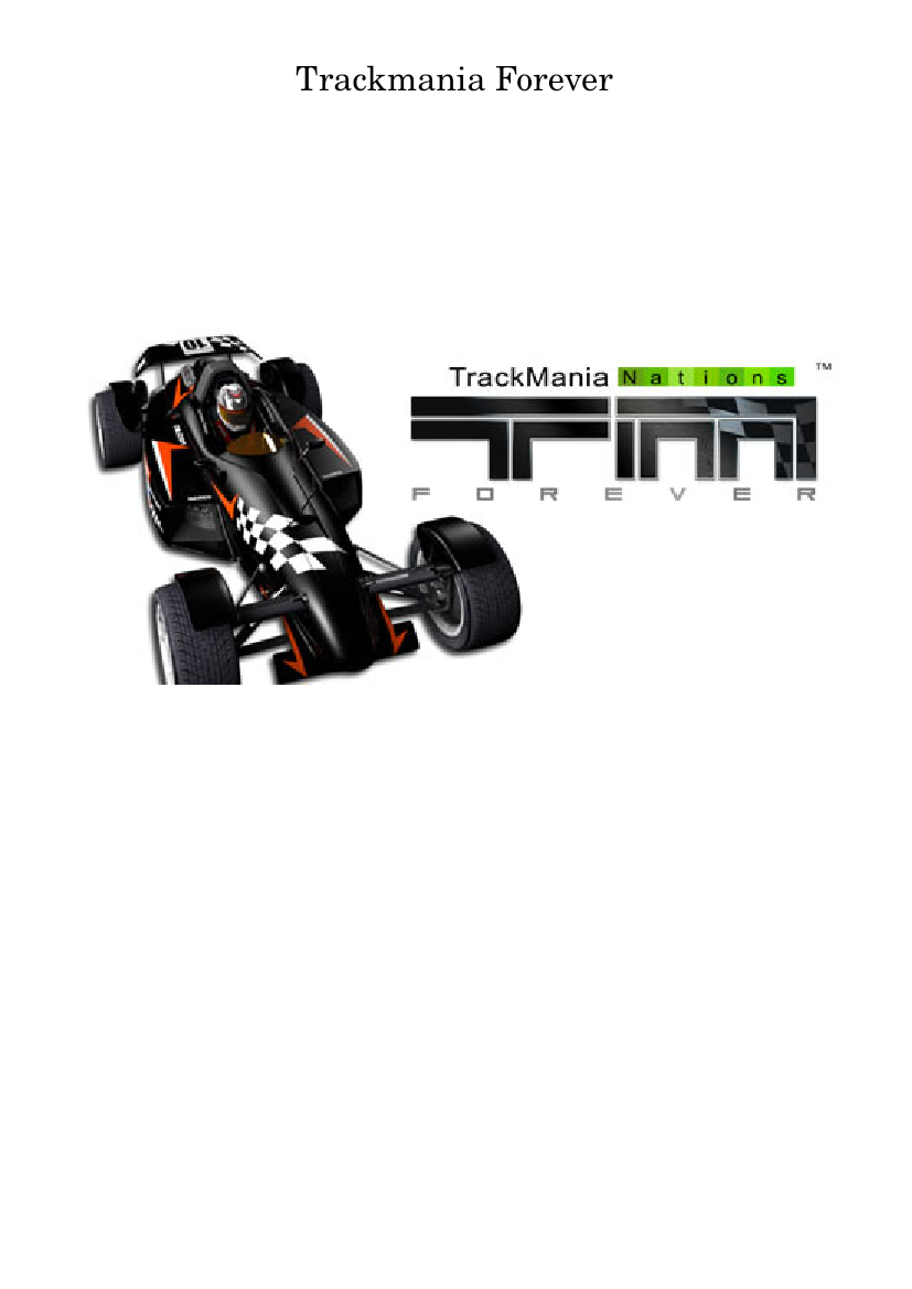 Trackmania Forever Sheet music for Violin, Guitar, Bass guitar, Drum ...
