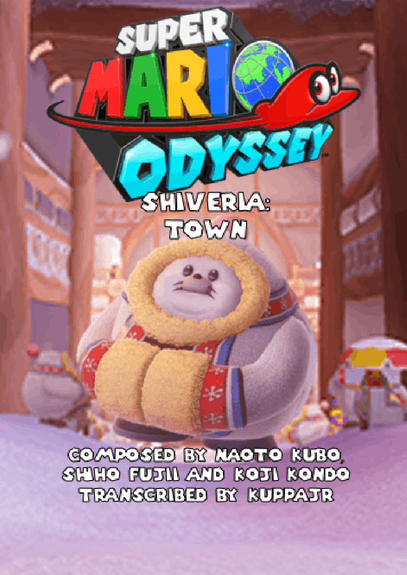 Shiveria: Town | Super Mario Odyssey Sheet music for Piano, Tambourine ...