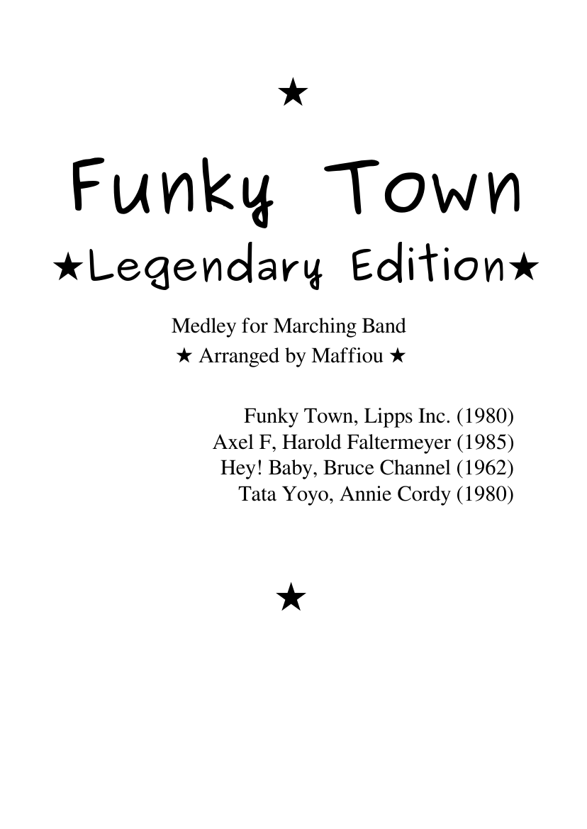 Funky Town - Legendary Edition | (ft. Axel F, Hey! Baby, Tata Yoyo ...