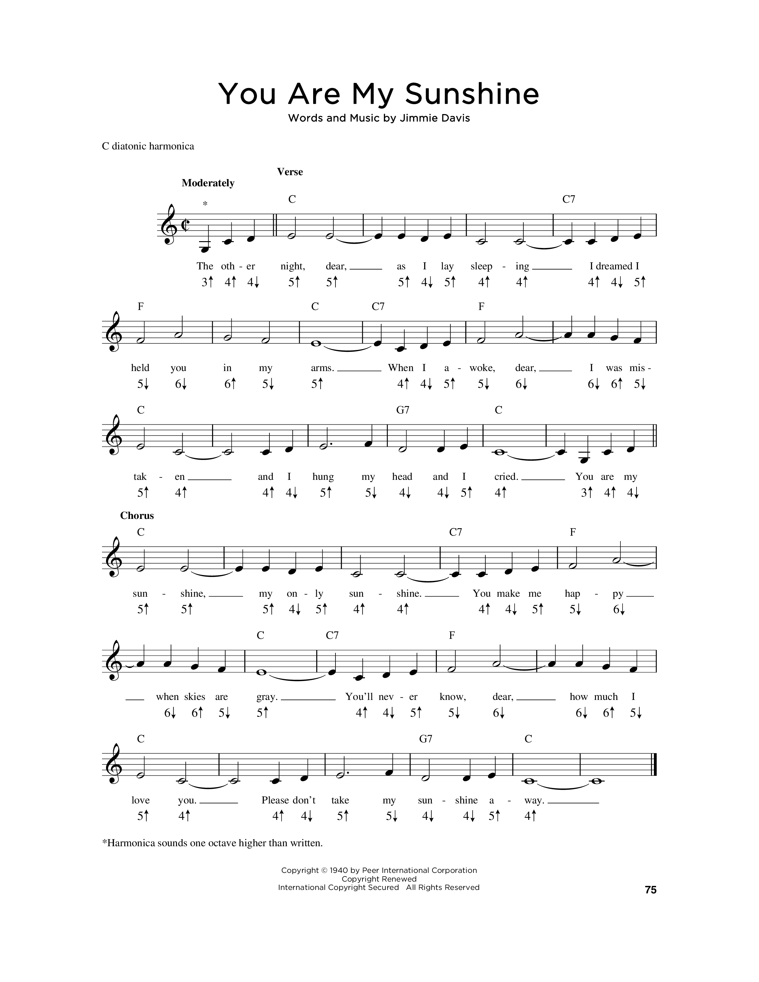 Play Official version of You Are My Sunshine [Classical version] (arr. Phillip Keveren) Sheet ...