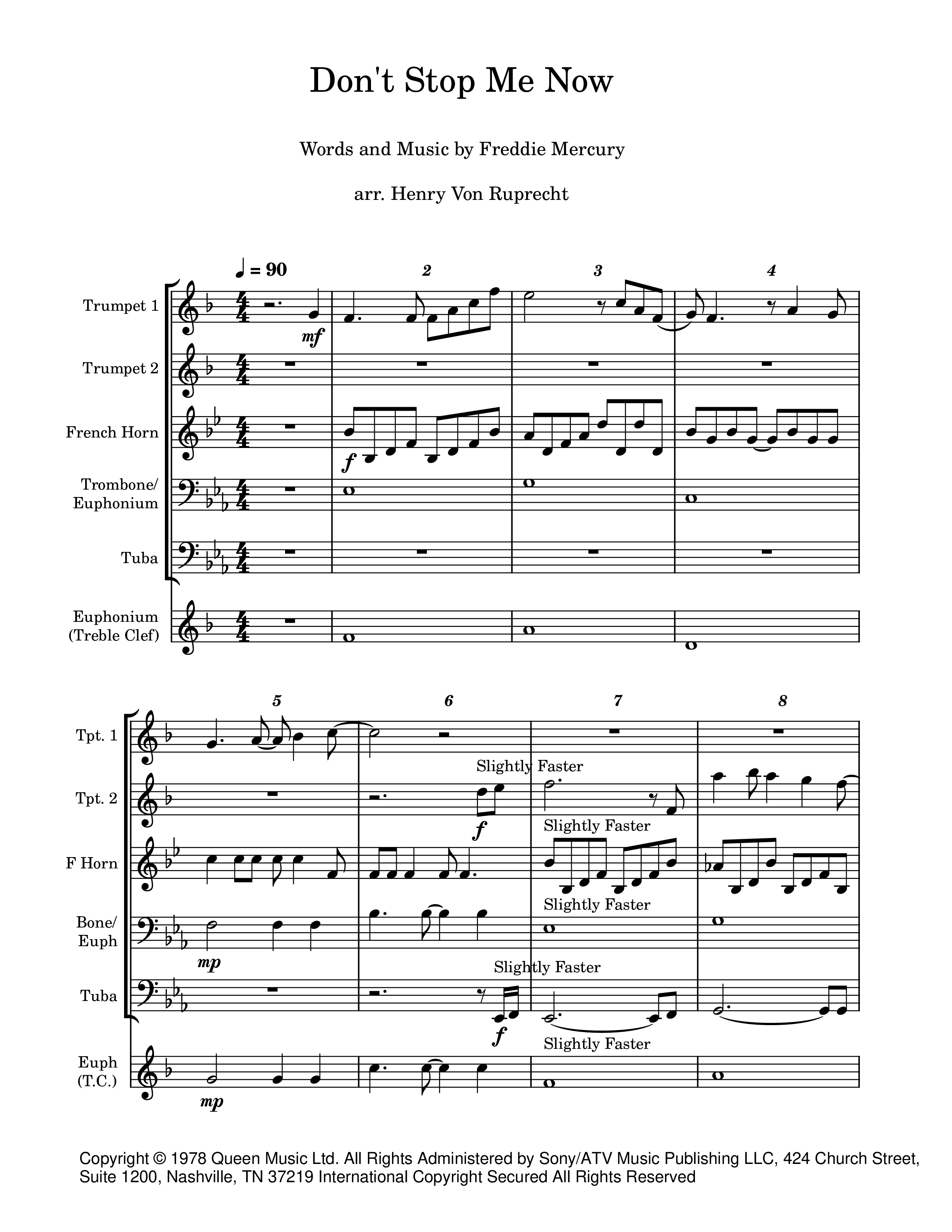 Play Official version of Don't Stop Me Now Sheet Music by Queen for ...