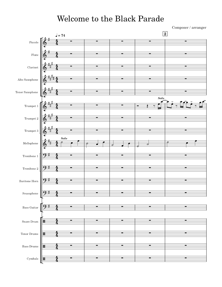 Welcome to the Black Parade – MCR Welcome to the Black Parade – Work in ...