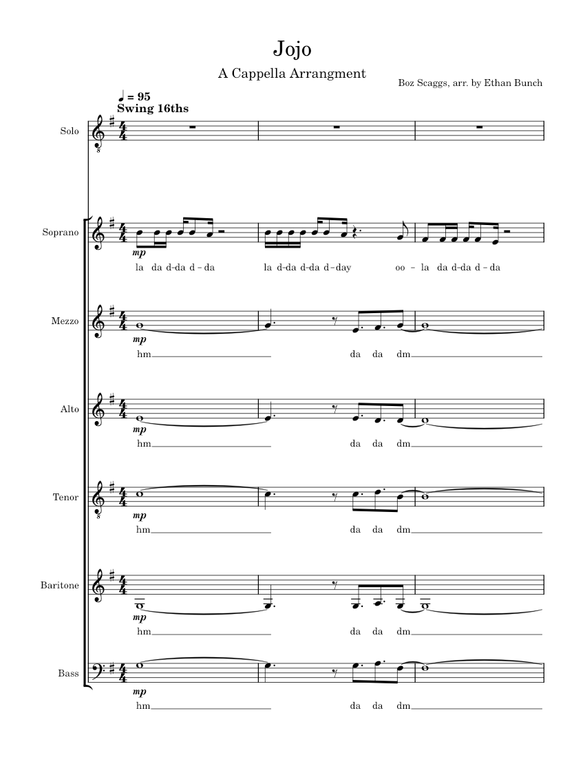 JoJo's Bizarre Adventure: Golden Wind OST – Yugo Kanno Jojo Sheet Music ...