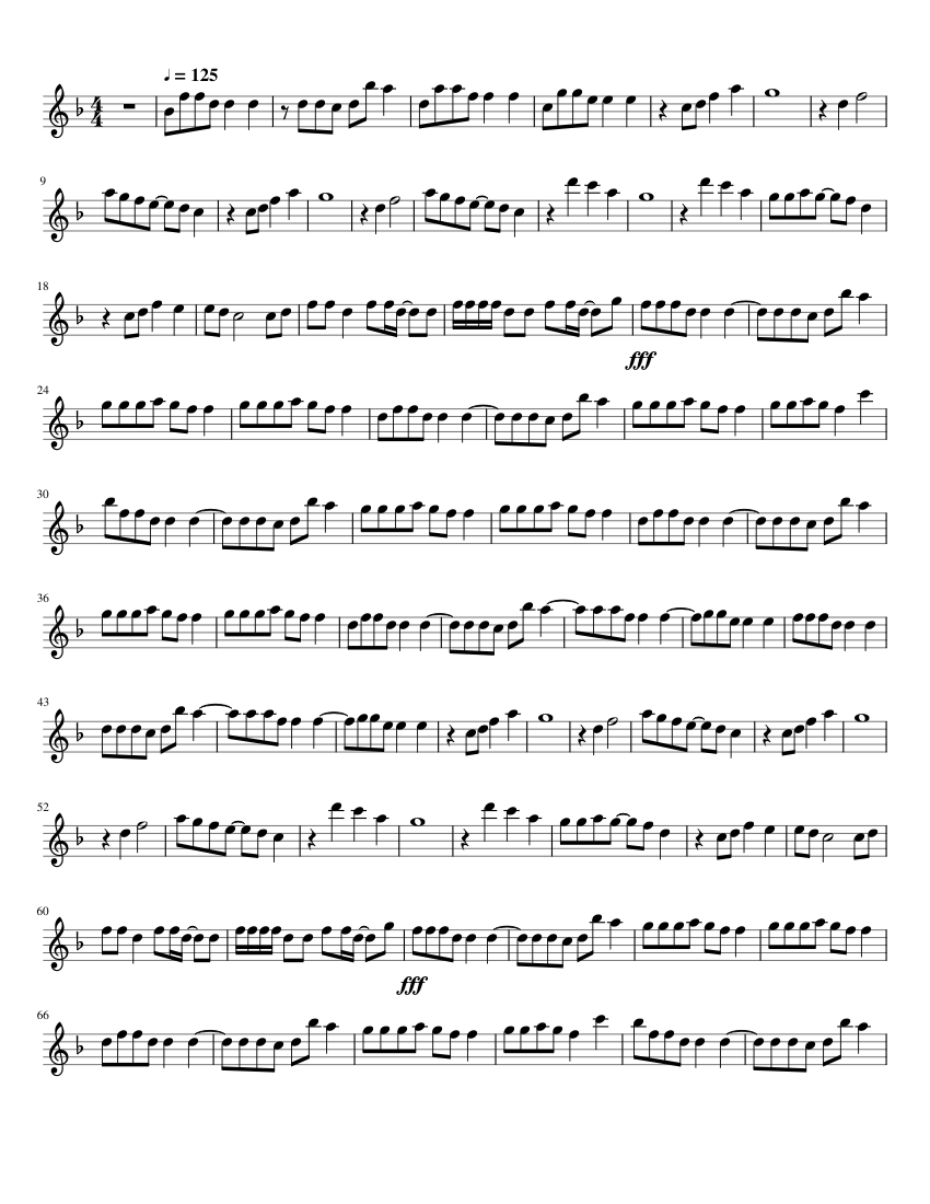 Calvin Harris Outside Sheet music for Piano (Solo) Easy | Musescore.com