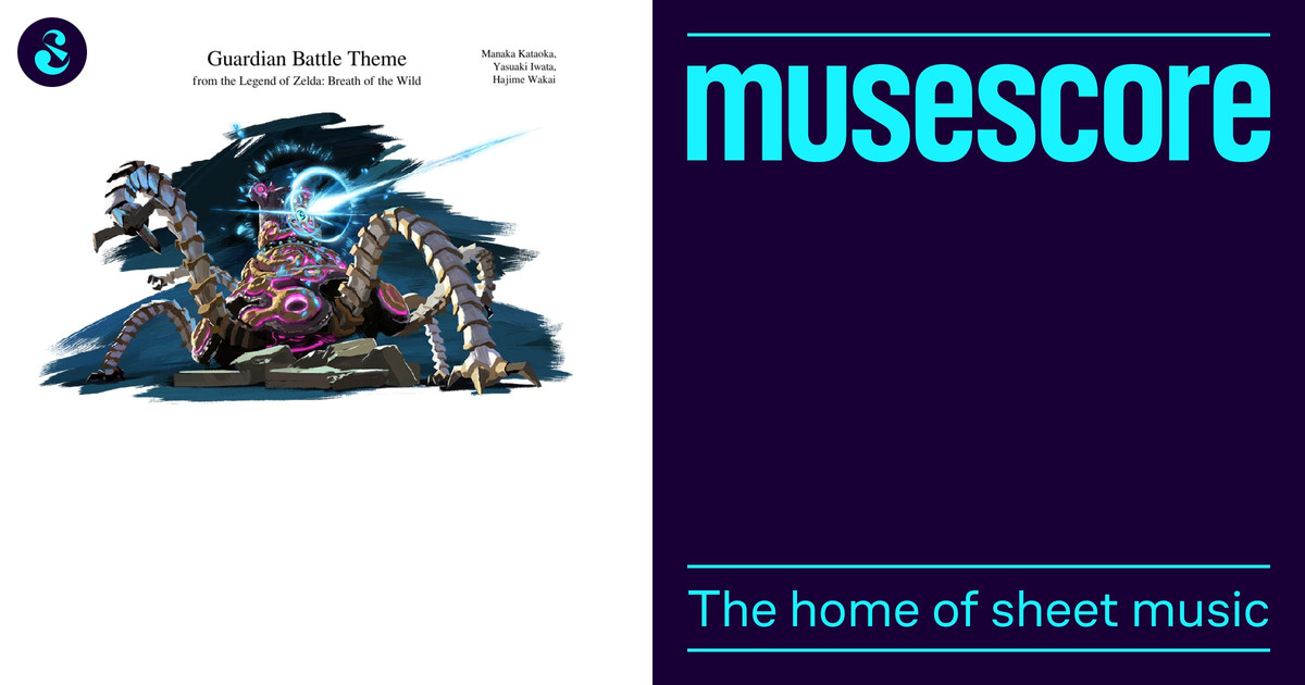 Guardian Battle Theme Sheet music for Piano, French horn, Violin, Drum ...