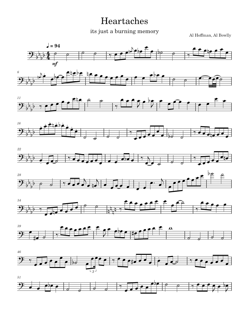 Heartaches / It's Just A Burning Memory – Al Bowlly Heartaches – Al ...