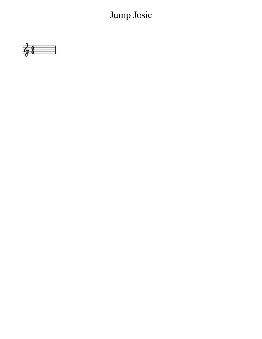 Jump Josie Sheet music for Piano (Solo) | Musescore.com