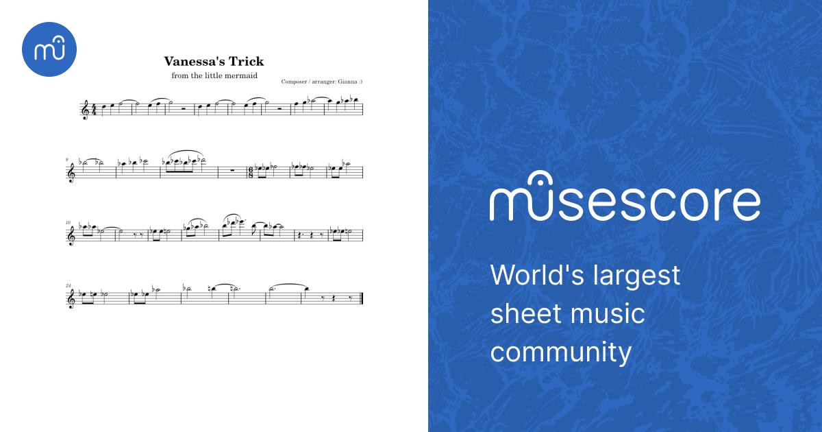 Vanessa's Trick – Alan Menken Vanessa's Trick Sheet music for Flute ...