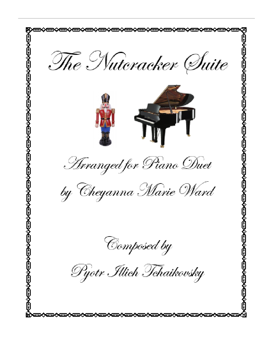 The Nutcracker Suite Arr. for Piano Duet (WIP) Sheet music for Piano ...