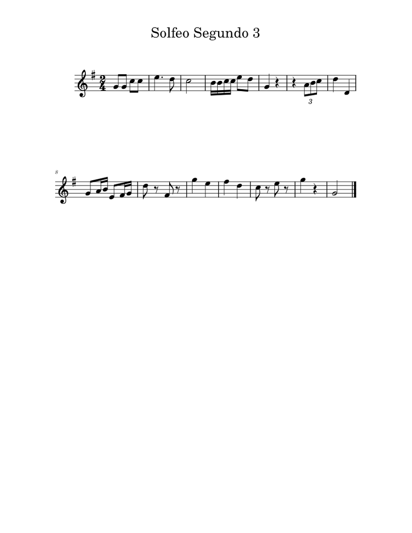 Solfeo Segundo 3 Sheet music for Piano (Solo) Easy | Musescore.com