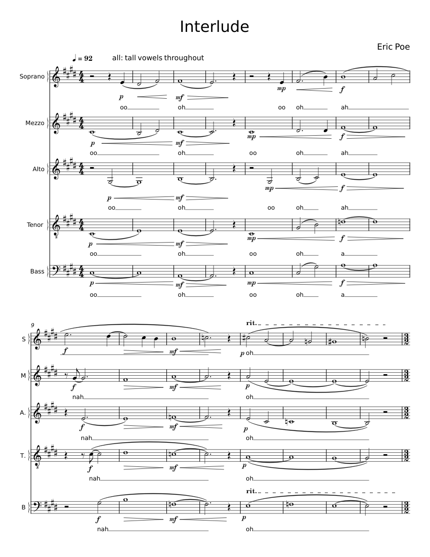 Interlude Sheet music | Musescore.com