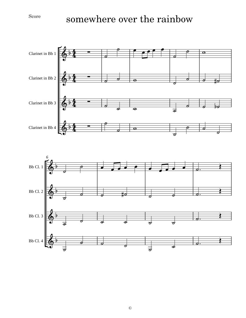 Somewhere over the rainbow – Mägo de Oz somewhere Sheet music for ...