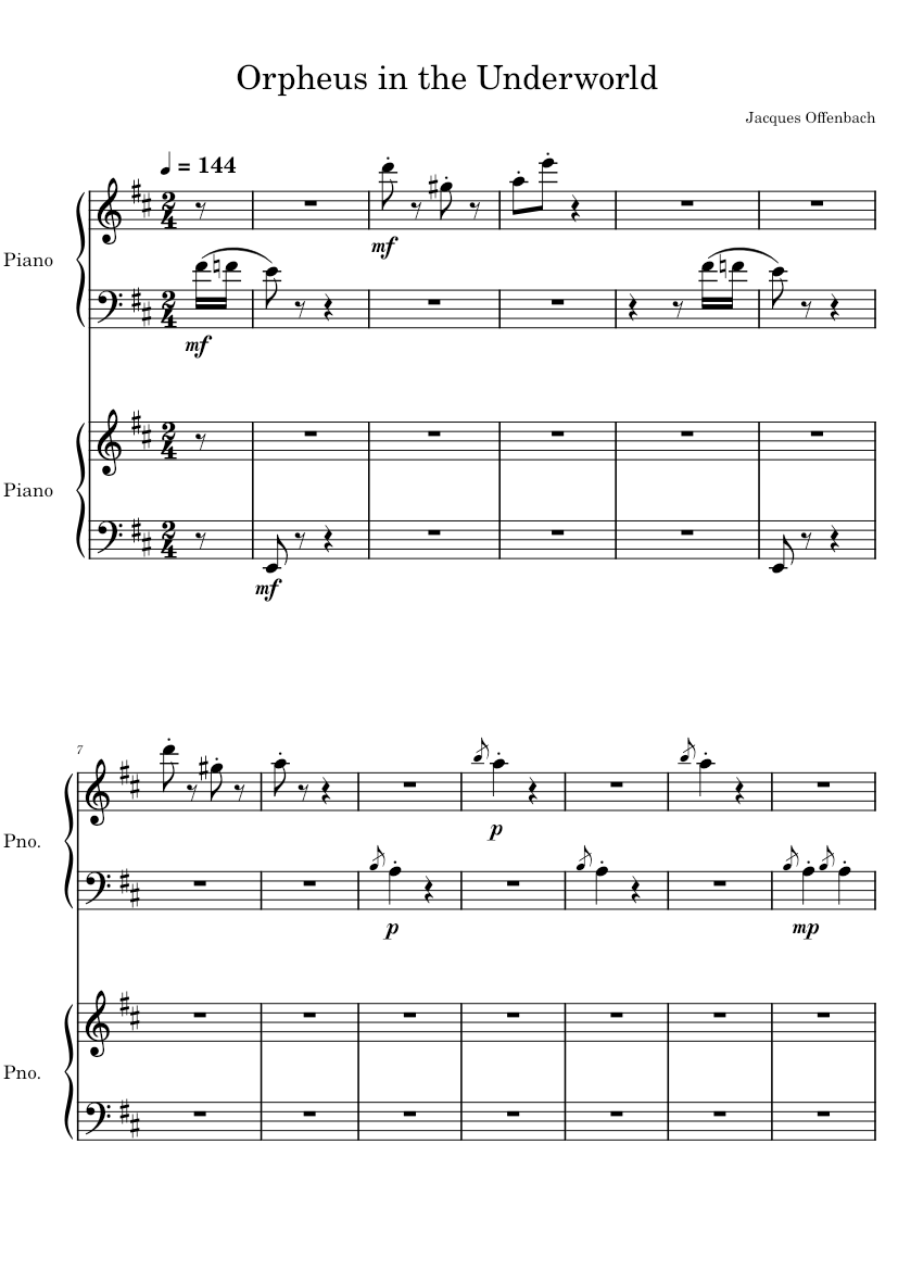Orpheus in the Underworld - Jacques Offenbach Sheet music for Piano ...