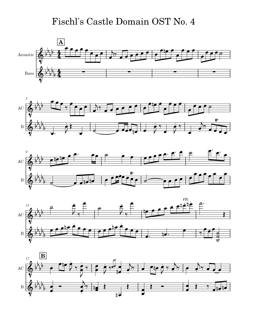 Fischl's Castle Domain OST, Track 4 – Yu Peng Cheng , Duet with ...