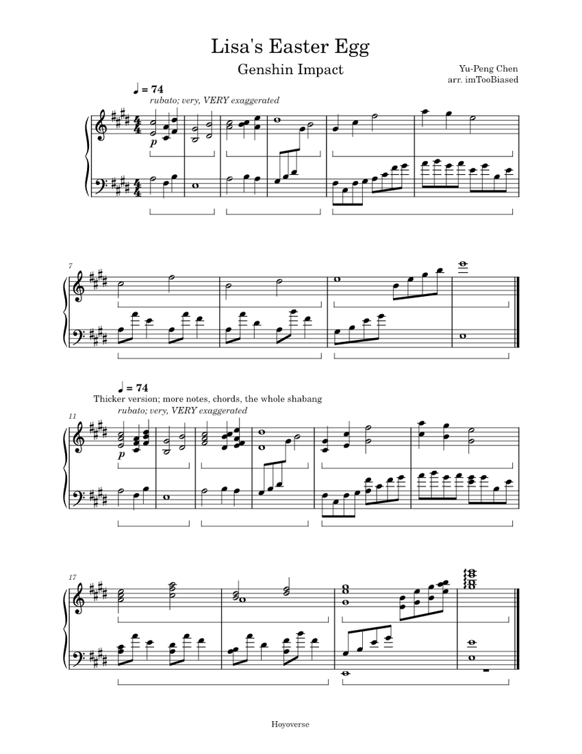 Lisa's Easter Egg Sheet music for Piano (Solo) Easy | Musescore.com