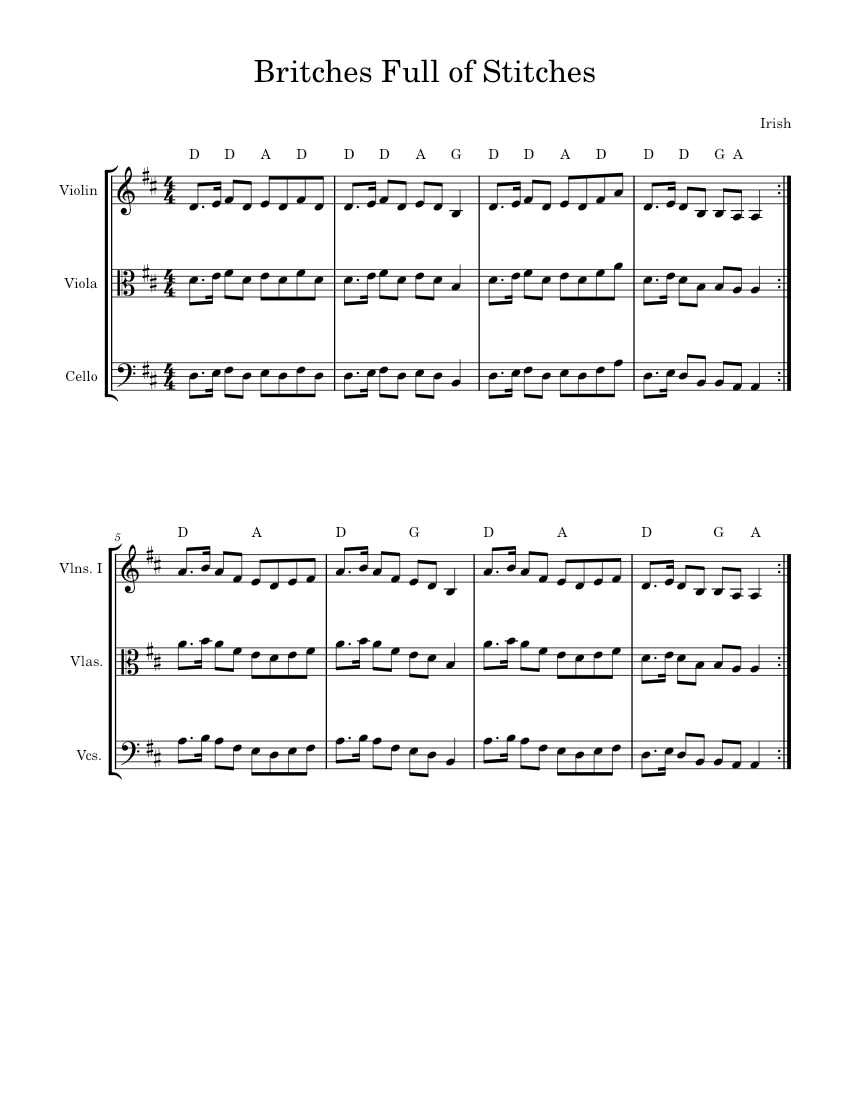 Oh! The Britches Full of Stiches – Misc Traditional The Britches Full ...