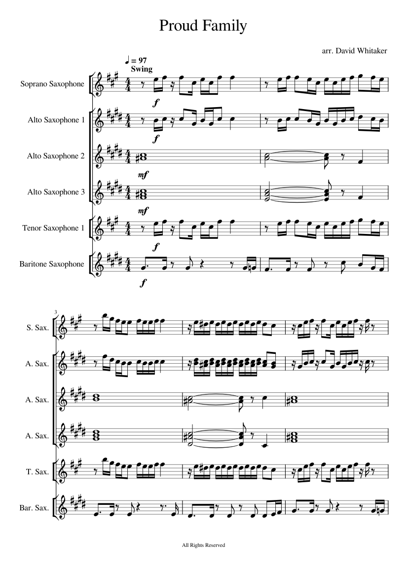 Proud Family Saxophone Fanfare – David Whitaker Proud_Family_Saxophone ...
