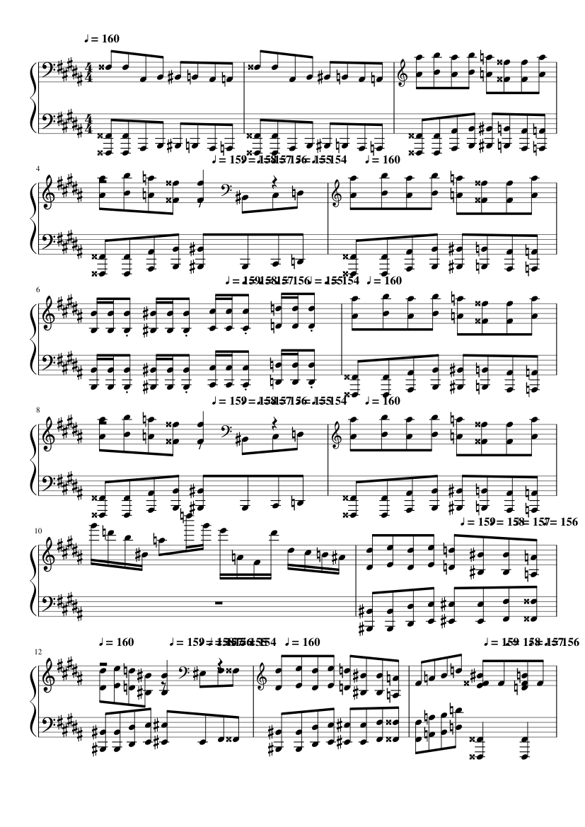 Dr Mario - Fever Sheet music for Piano (Solo) | Musescore.com