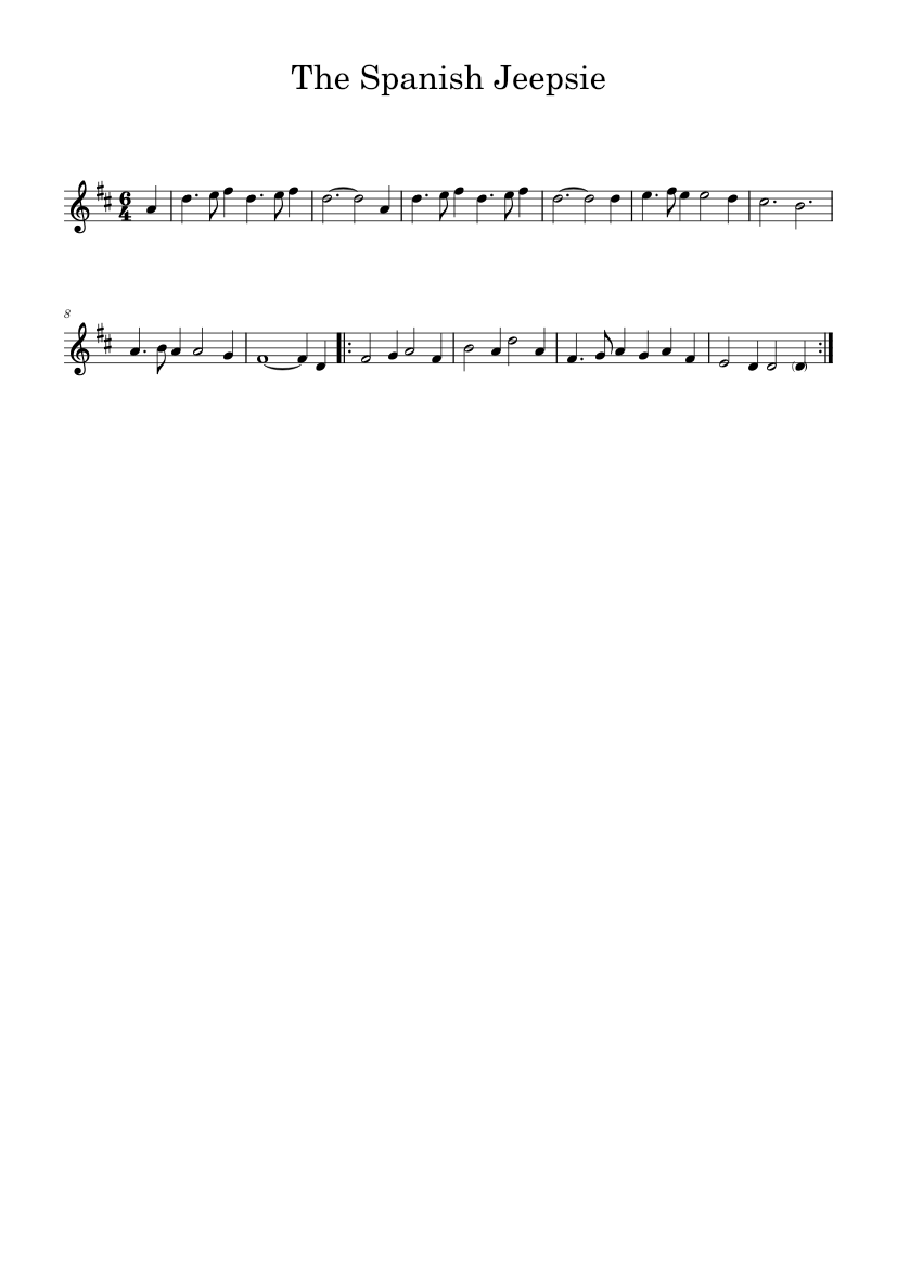 The Spanish Gypsy – John Playford Sheet Music for Flute (Solo ...