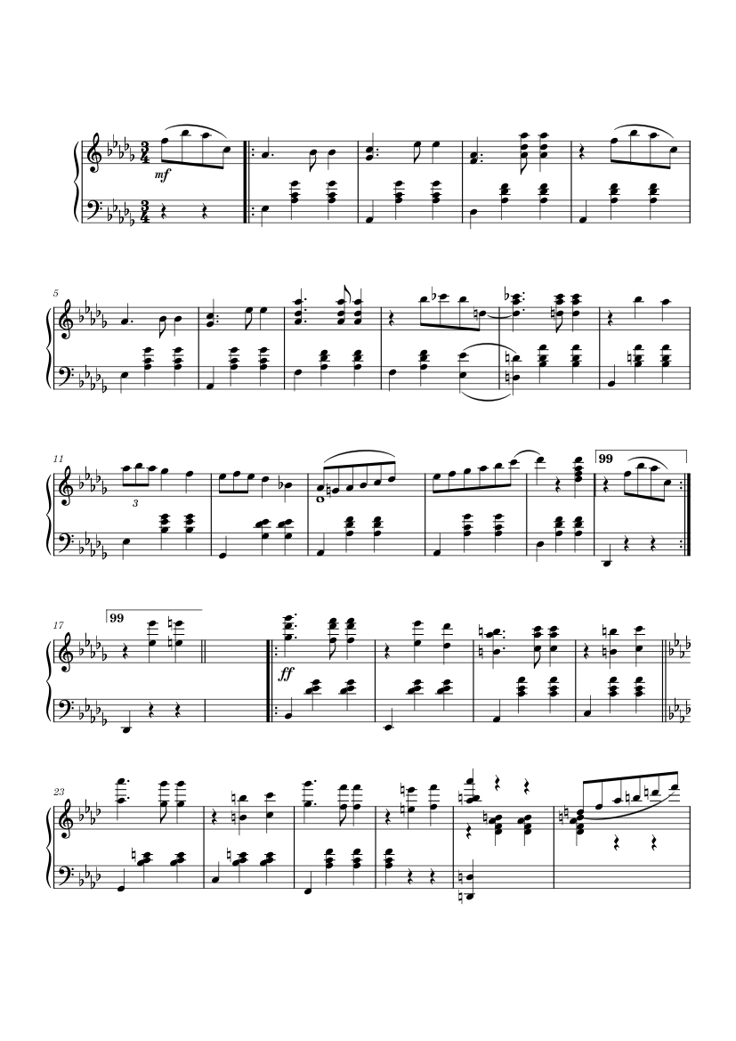 Vesper – Ernesto Nazareth Sheet Music for Piano (Solo) | MuseScore.com
