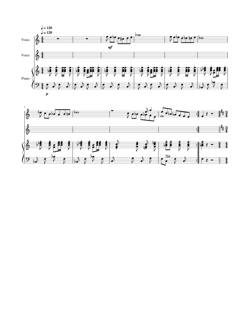 IDK – team fortress 2 Sheet music for Piano, Vocals (Mixed Trio ...