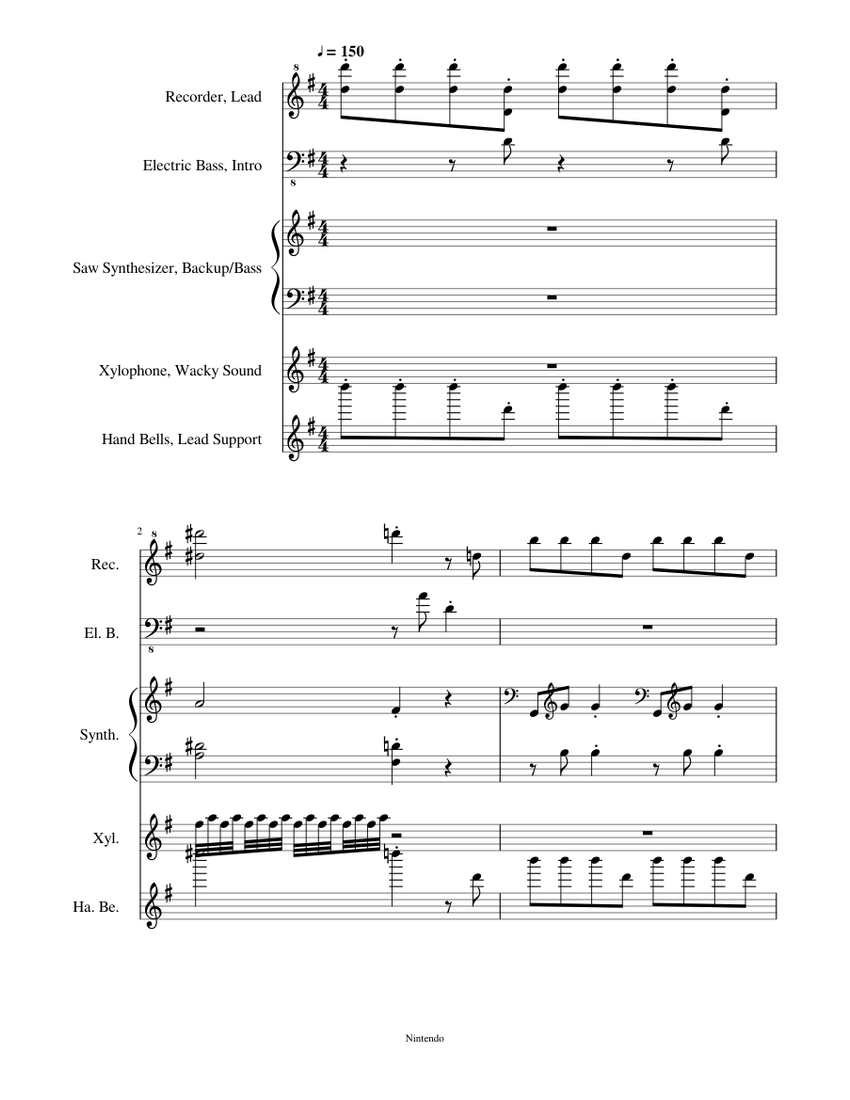 Super Mario World Theme [MIDI] - piano tutorial