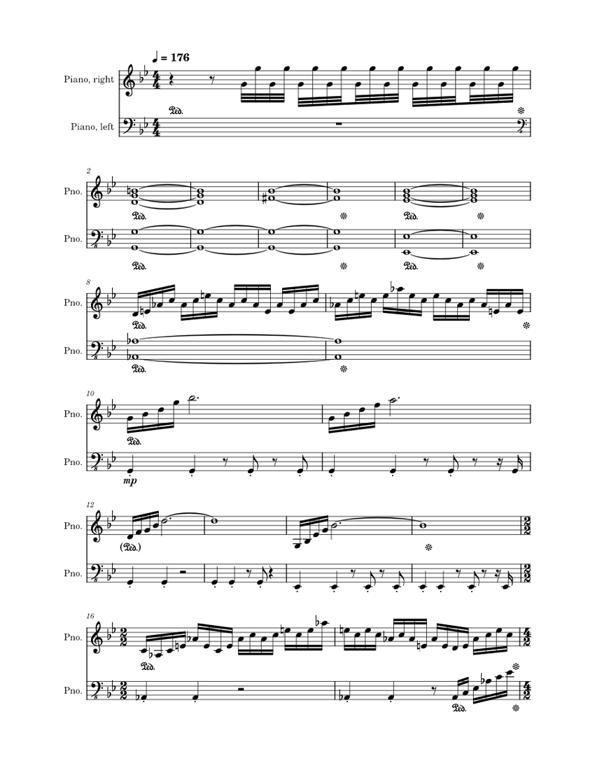 NHELV (PLAYABLE) Sheet music for Piano (Piano Duo) | Musescore.com