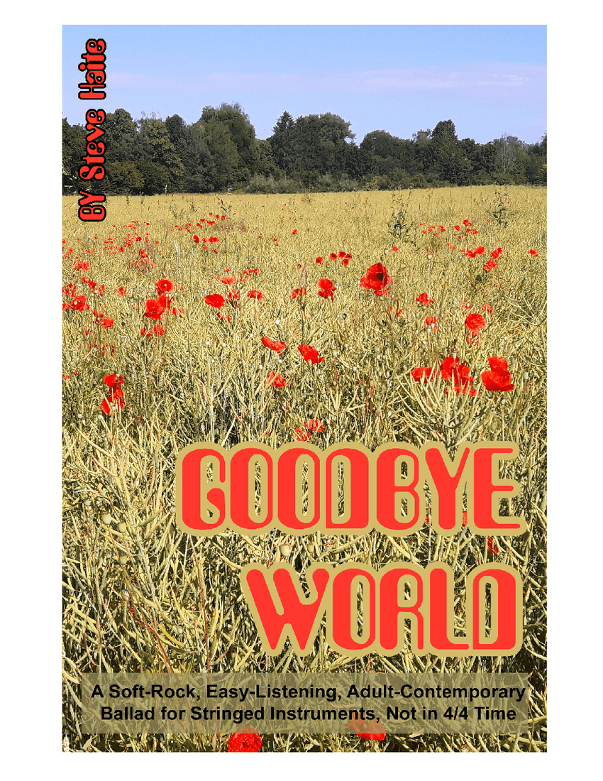The Goodbye World Ballad (UCG SCORE) - Steve Haite Sheet music for ...